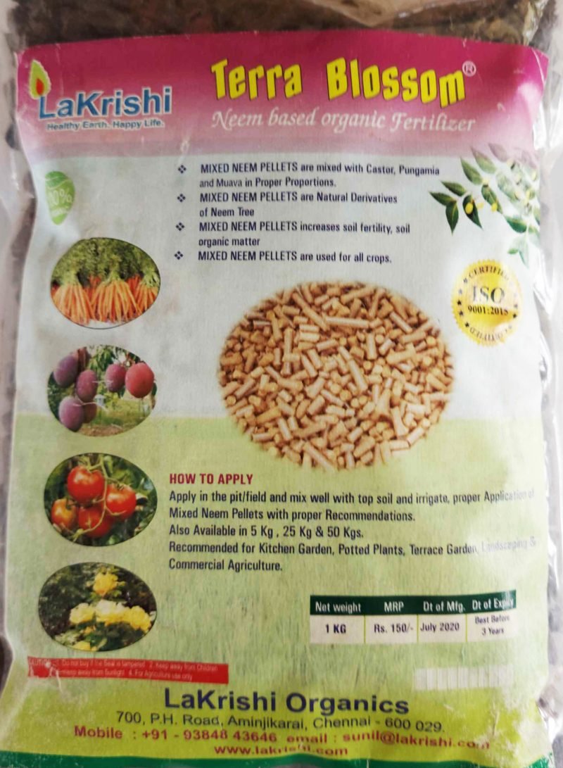 Neem Cake Pellets 1kg – Elanthalir Nursery Garden